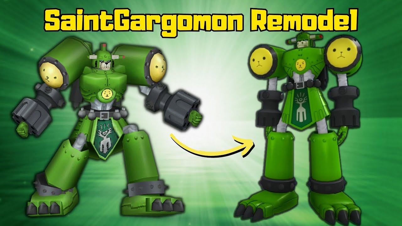 SaintGargomon Remodel - Digimon Masters Online - YouTube