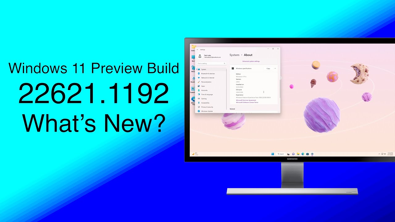 Windows 11 Build 22621.1192: Improvements & Fixes - YouTube
