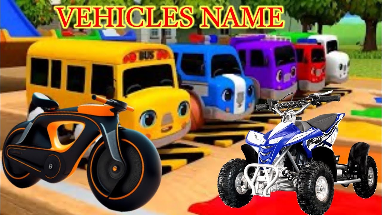 Vehicles Name | Vehicle Names | Learn Vehicles Name In English ...