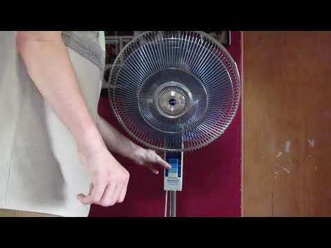 Menards Super Deluxe 16" Pedestal Fan - YouTube