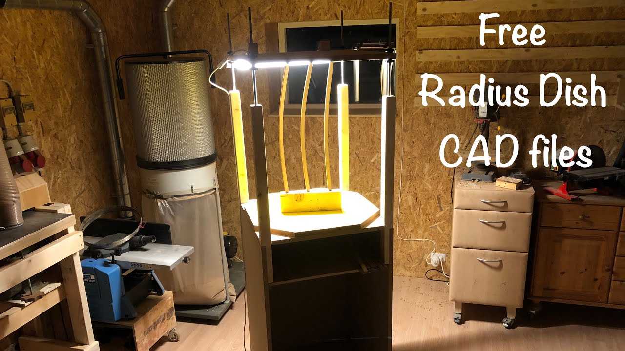Making a luthiers workshop. Go-bar clamping deck and radius dish (free ...