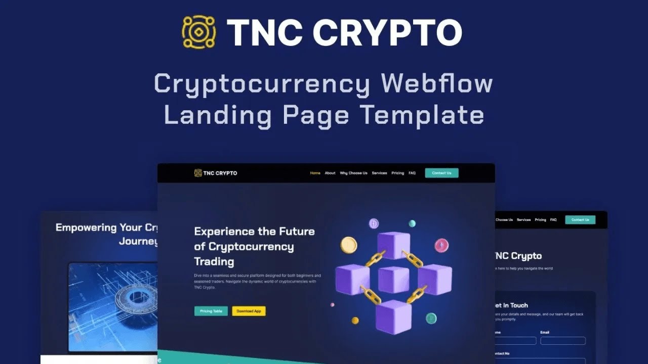 How to Use TNC Crypto Webflow Template | Webflow Finance, SaaS Template - YouTube