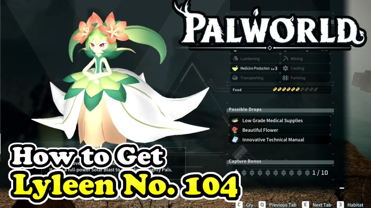Palworld How to Get Lyleen (Palworld No. 104) - YouTube