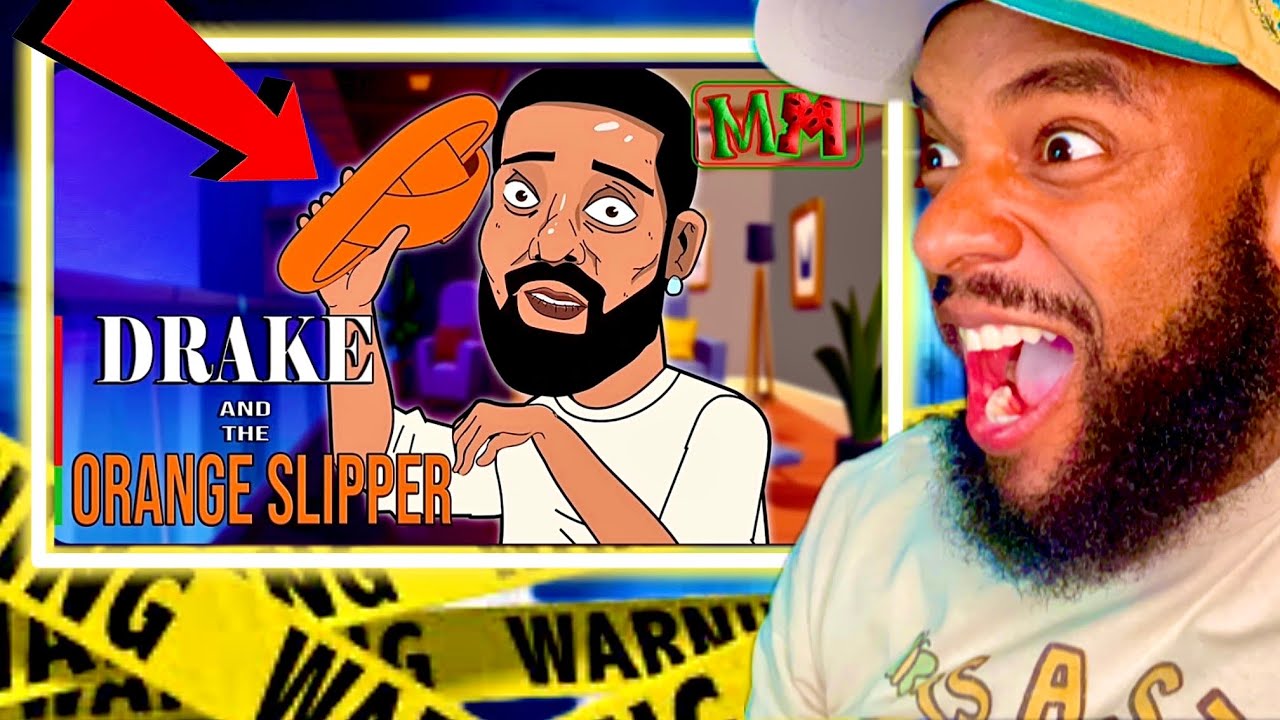 😂 LMAO! Drake And The Orange Slipper REACTION 🍊👟 - YouTube