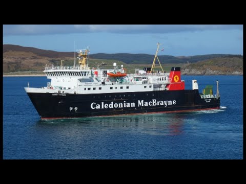 Lord of the Isles ferry departing Port Ellen - YouTube