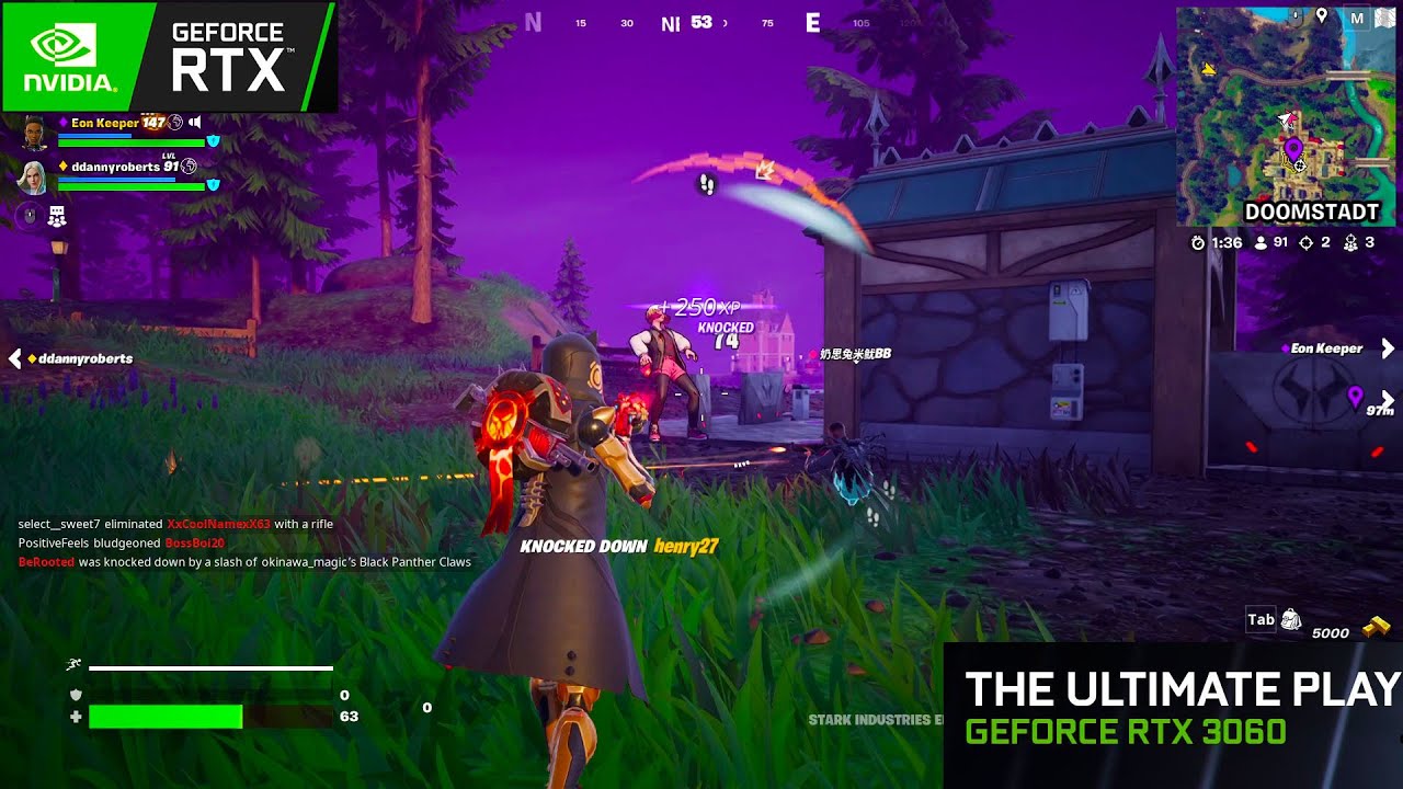 Fortnite RTX 3060 Gameplay - YouTube