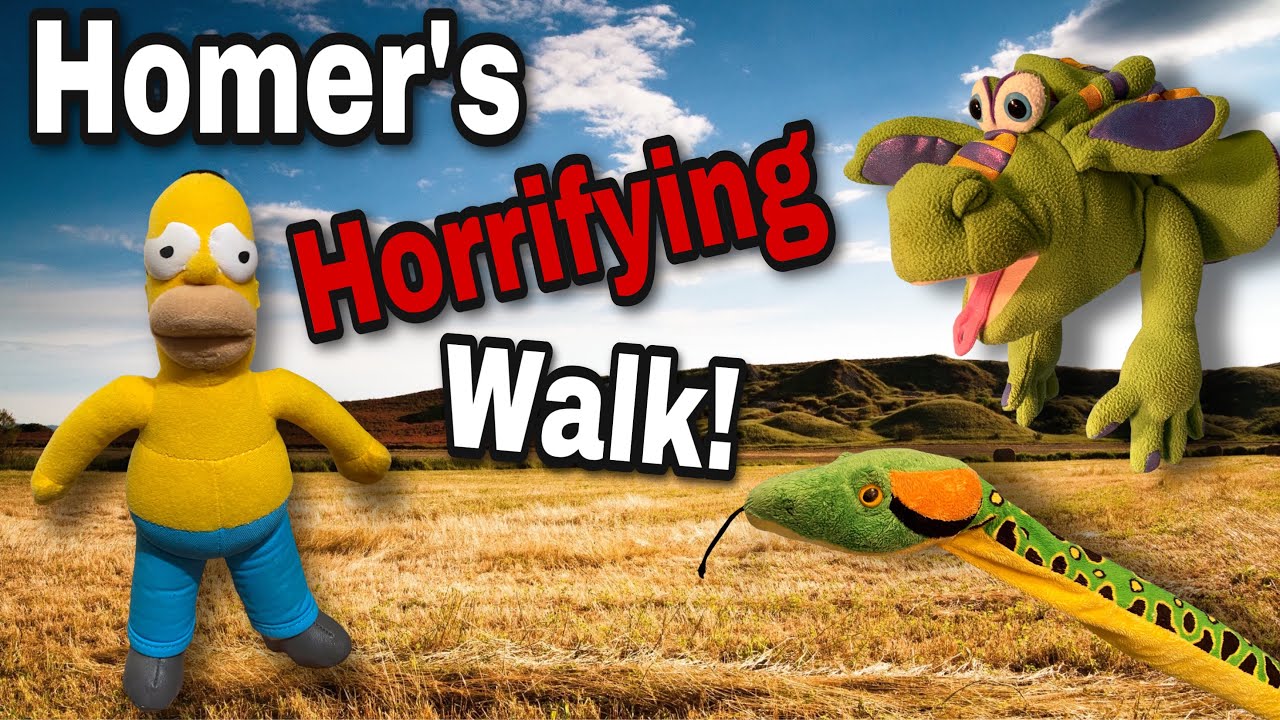 Homer’s Horrifying Walk! - YouTube