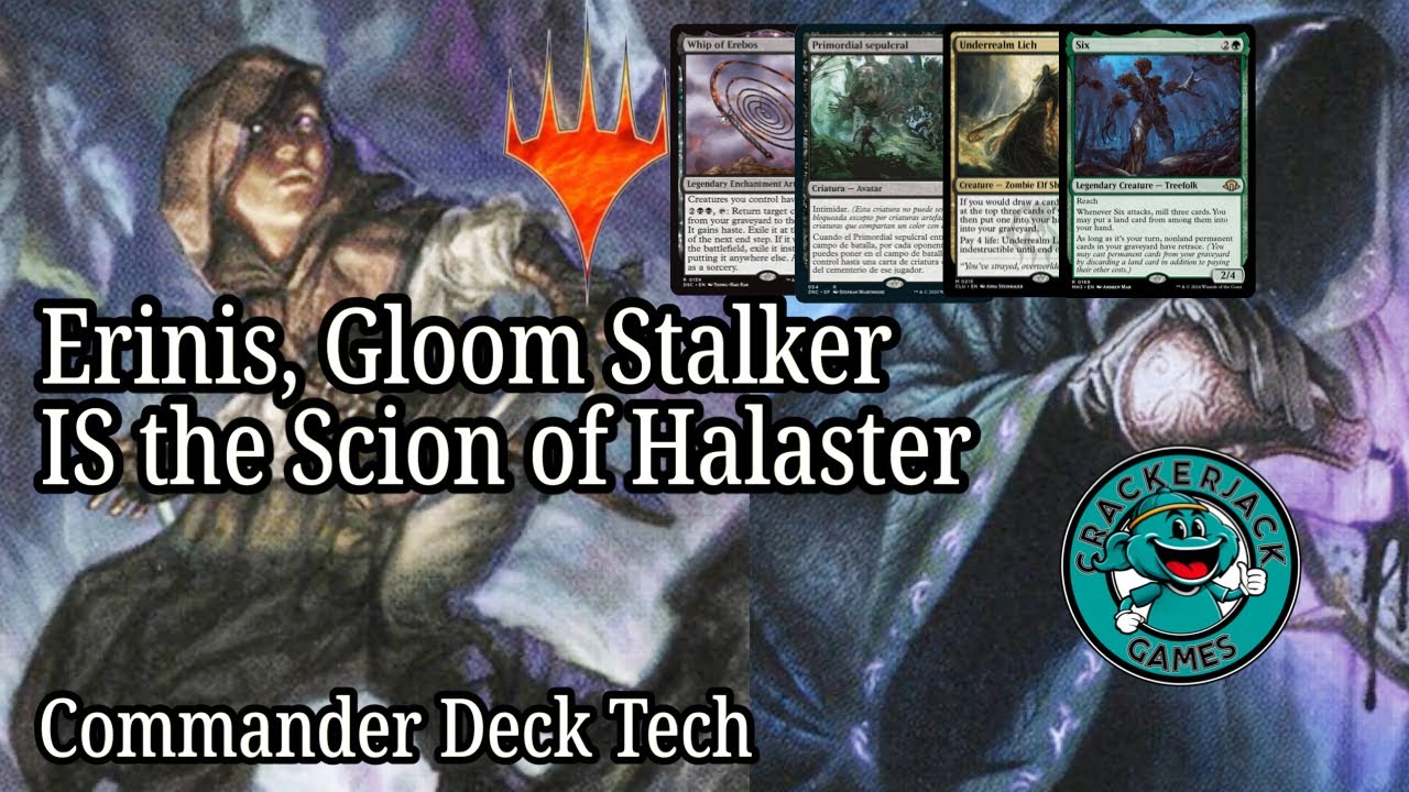 Erinis Gloom Stalker, Scion of Halaster Golgari Lands Commander Deck ...