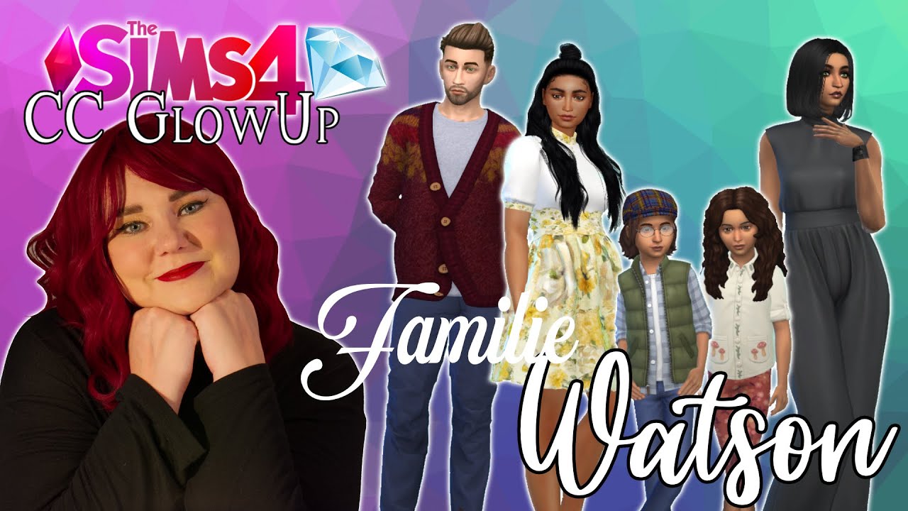 Habs ichs gerockt? 😜 Familie Watson - Die Sims 4 CC GlowUp ...