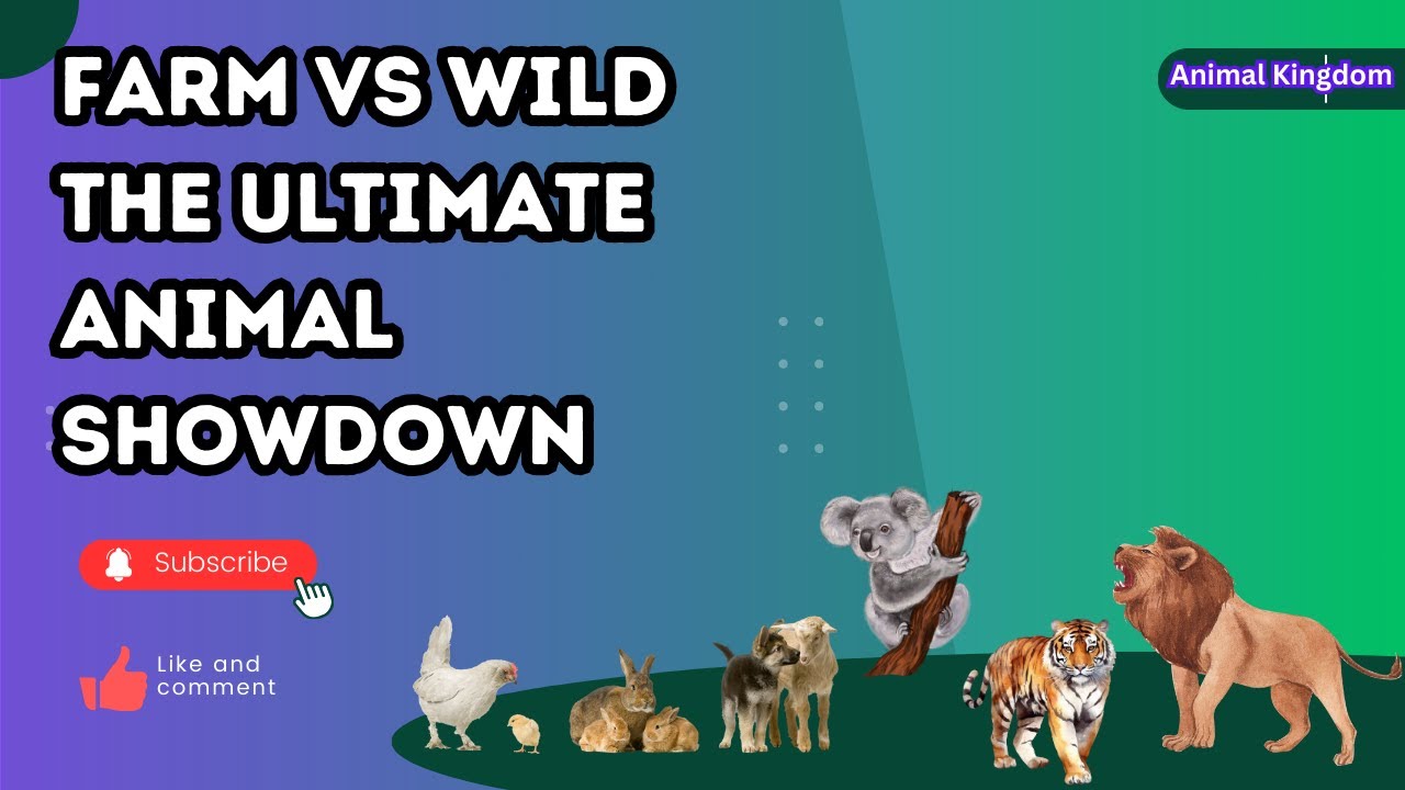 Farm Vs Wild The Ultimate Animal Showdown - YouTube