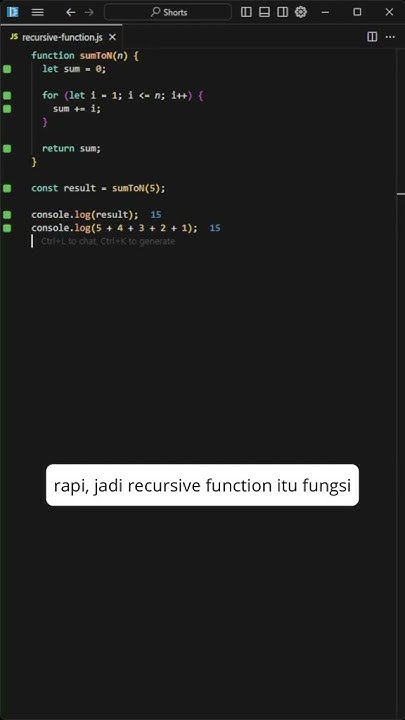 Belajar Recursive Function di JavaScript dengan Mudah! - YouTube