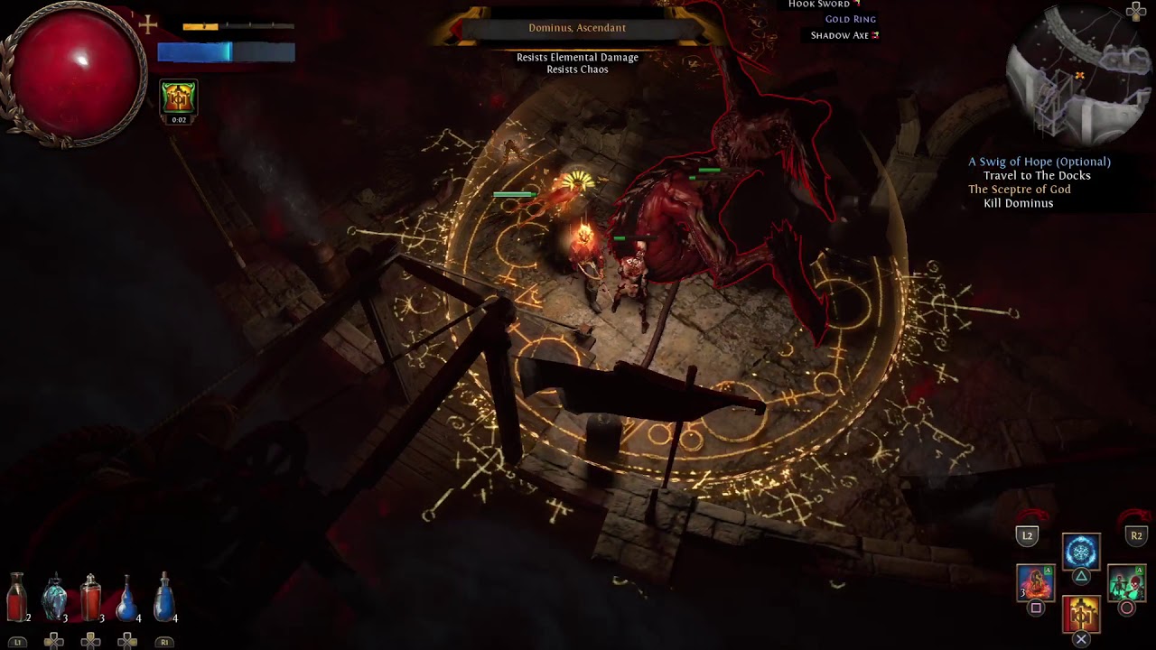 Path of Exile Boss Fight: Dominus, Ascendant - YouTube