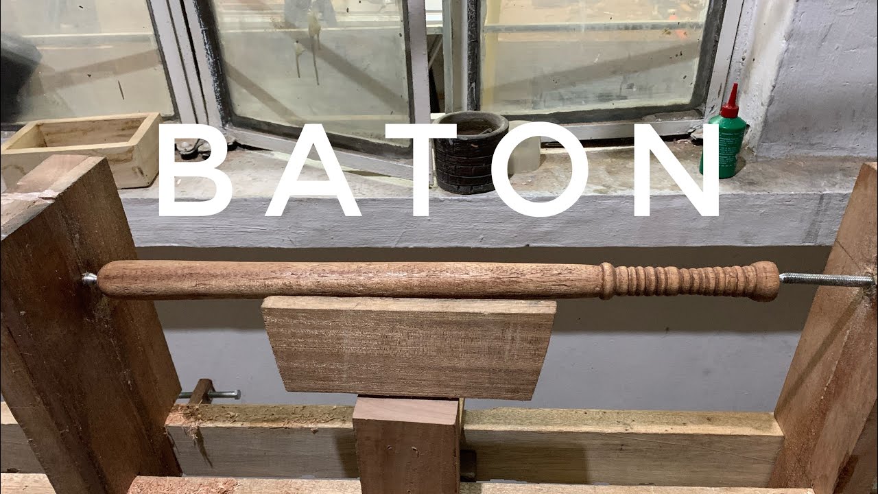 Making a Self-Defence wooden baton (with the cheap and easy spring pole ...