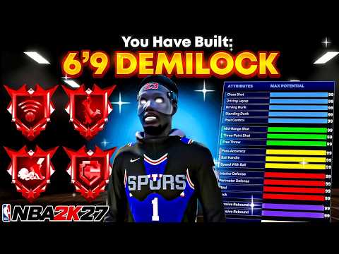 This *NEW* 6'9 BEST BUILD is BREAKING NBA 2K27🔥🔥🔥 NO WEAKNESSES! NBA 2K27 BEST BUILD!