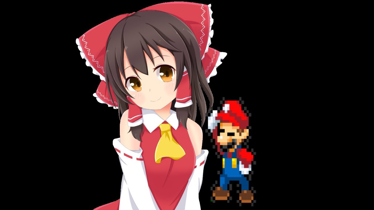 MUGEN REIMU HAKUREI KAWAII & SUPER BETTER MARIO - YouTube