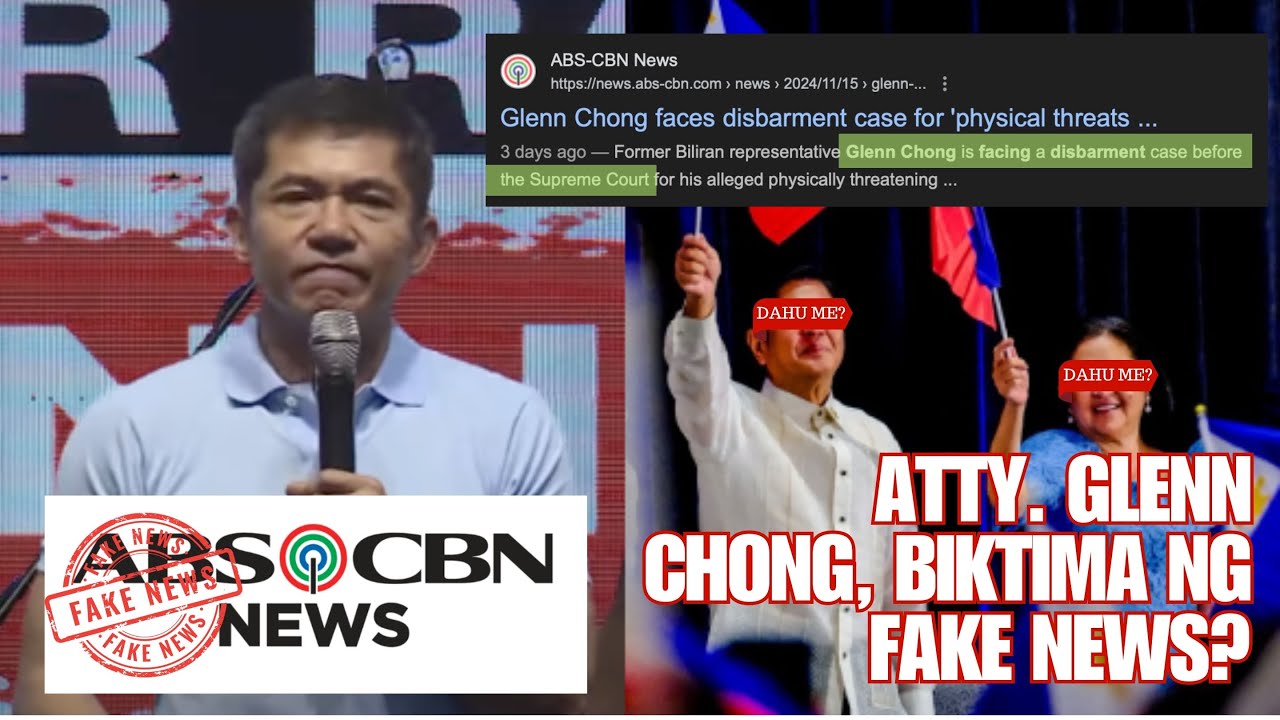 ATTY. GLENN, BIKTIMA NG FAKE NEWS • DISBARMENT CASE MINAMADALI NA ...