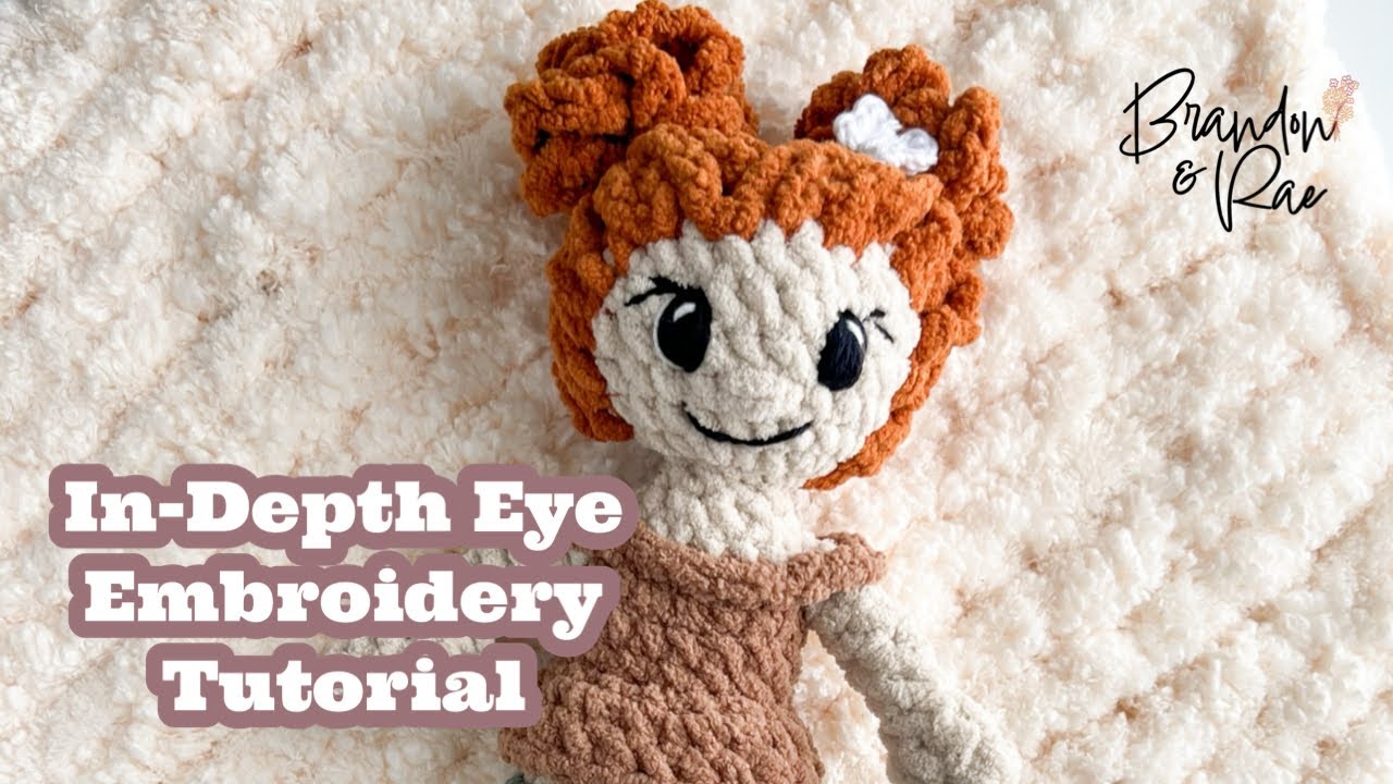 In Depth - Eye Embroidery Tutorial - YouTube