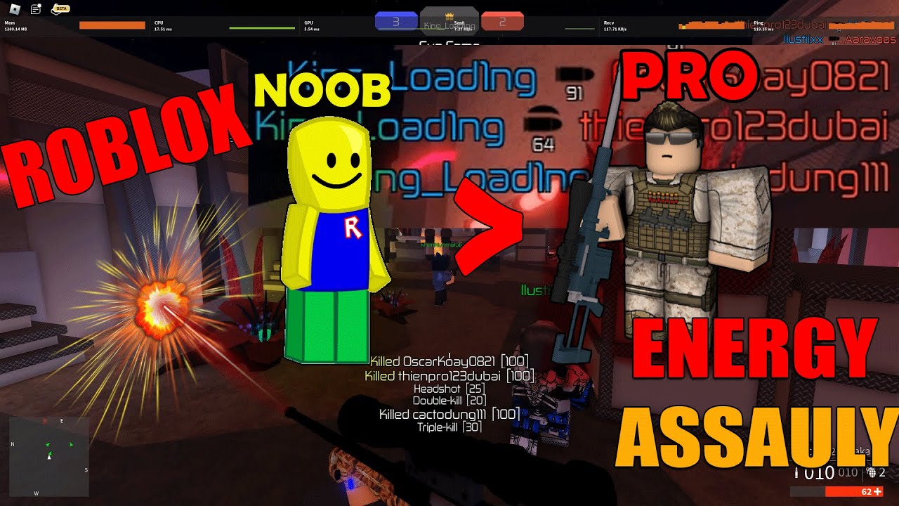 Roblox Energy Assault || Gun Game - YouTube