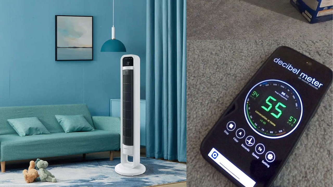 Costco Omni Breeze Tower Fan Remote Control and WIFI Review and Sound ...
