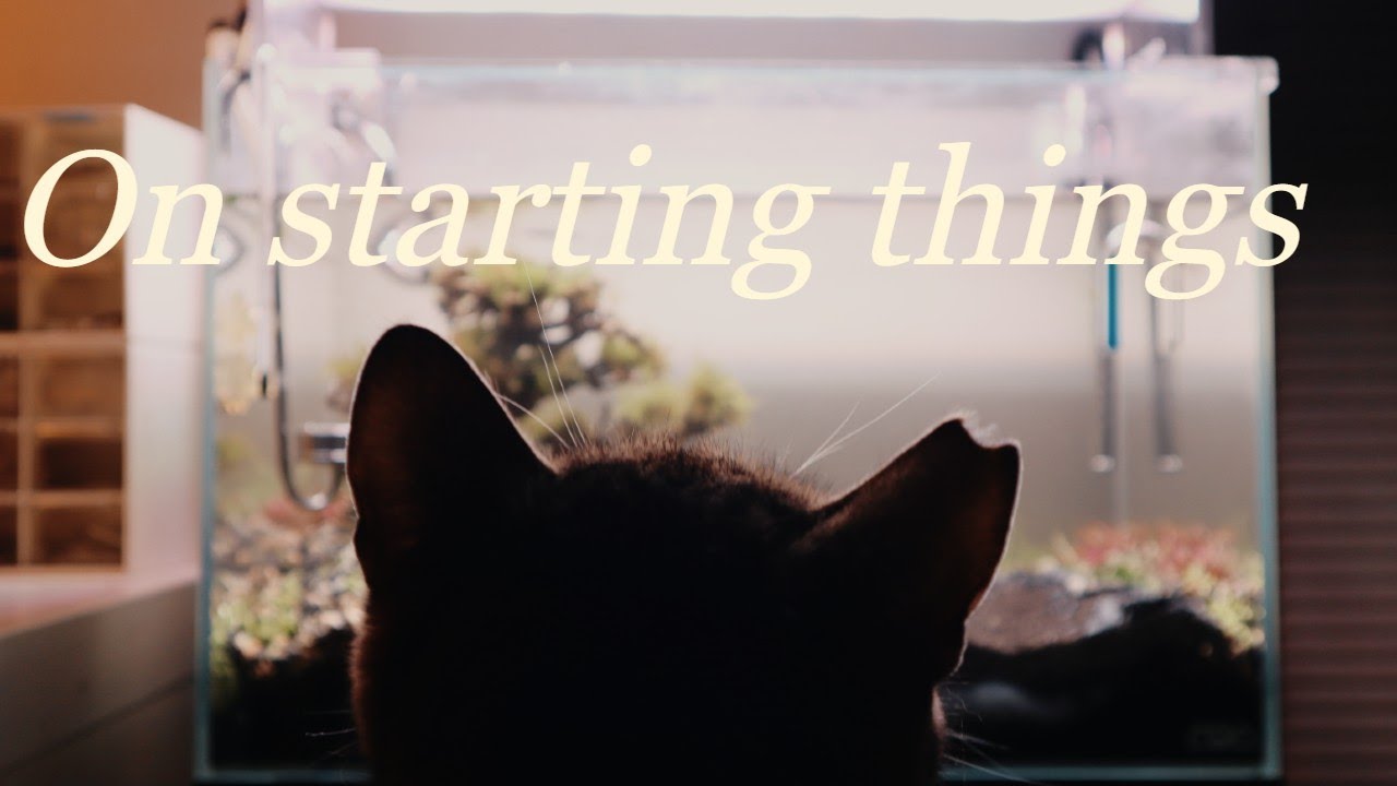 On starting things without knowing the exact goal - YouTube