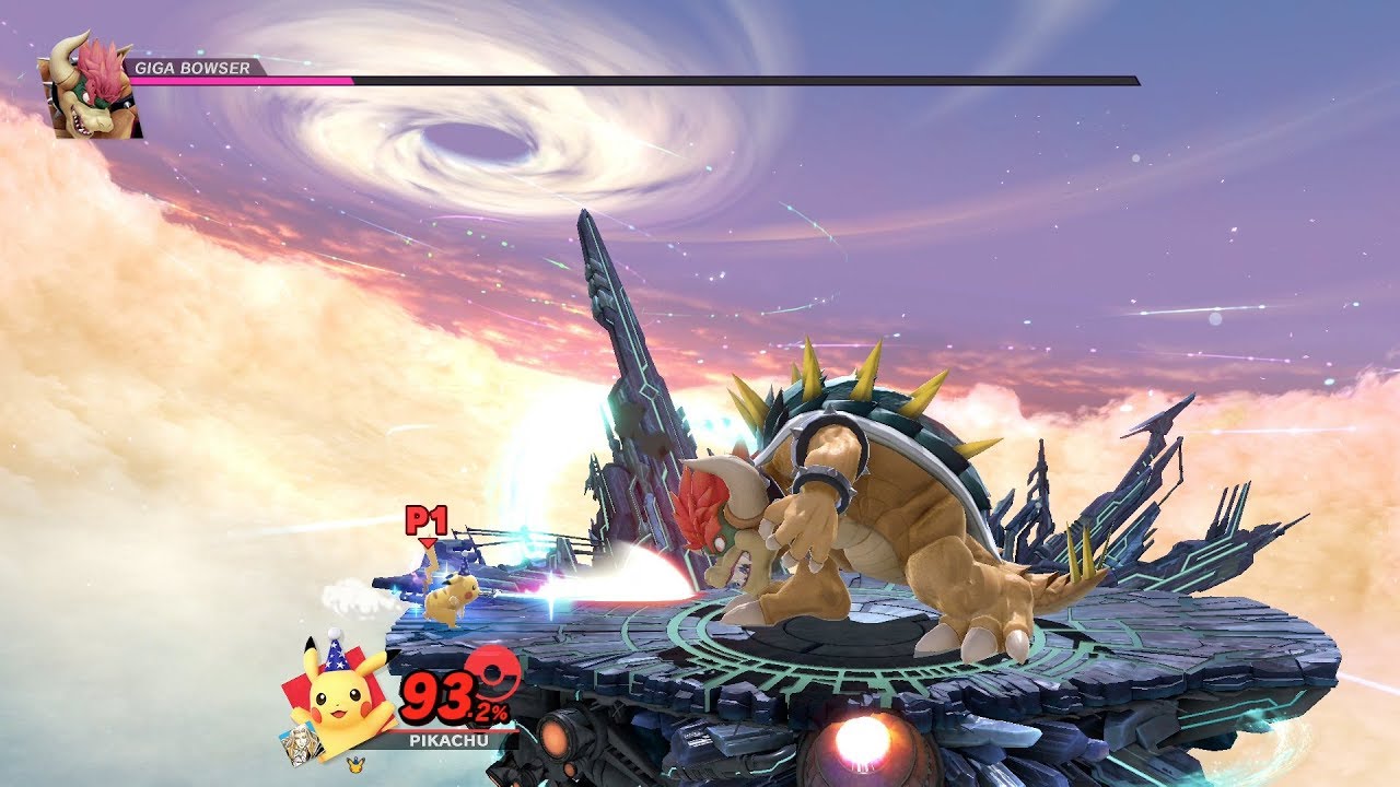 Jedi Pikachu Vs Giga Bowser - YouTube
