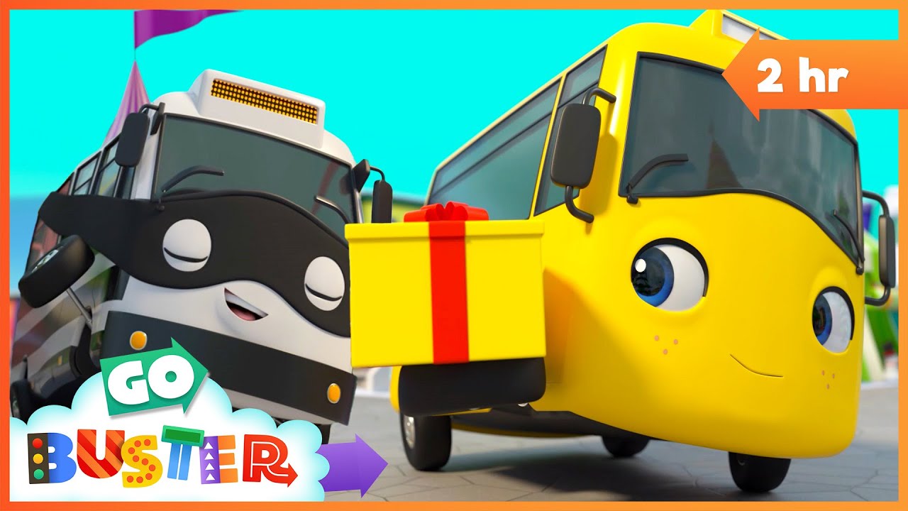 The Runaway Present! 🎁 ️ Buster's Christmas Chase | Go Buster - Bus ...