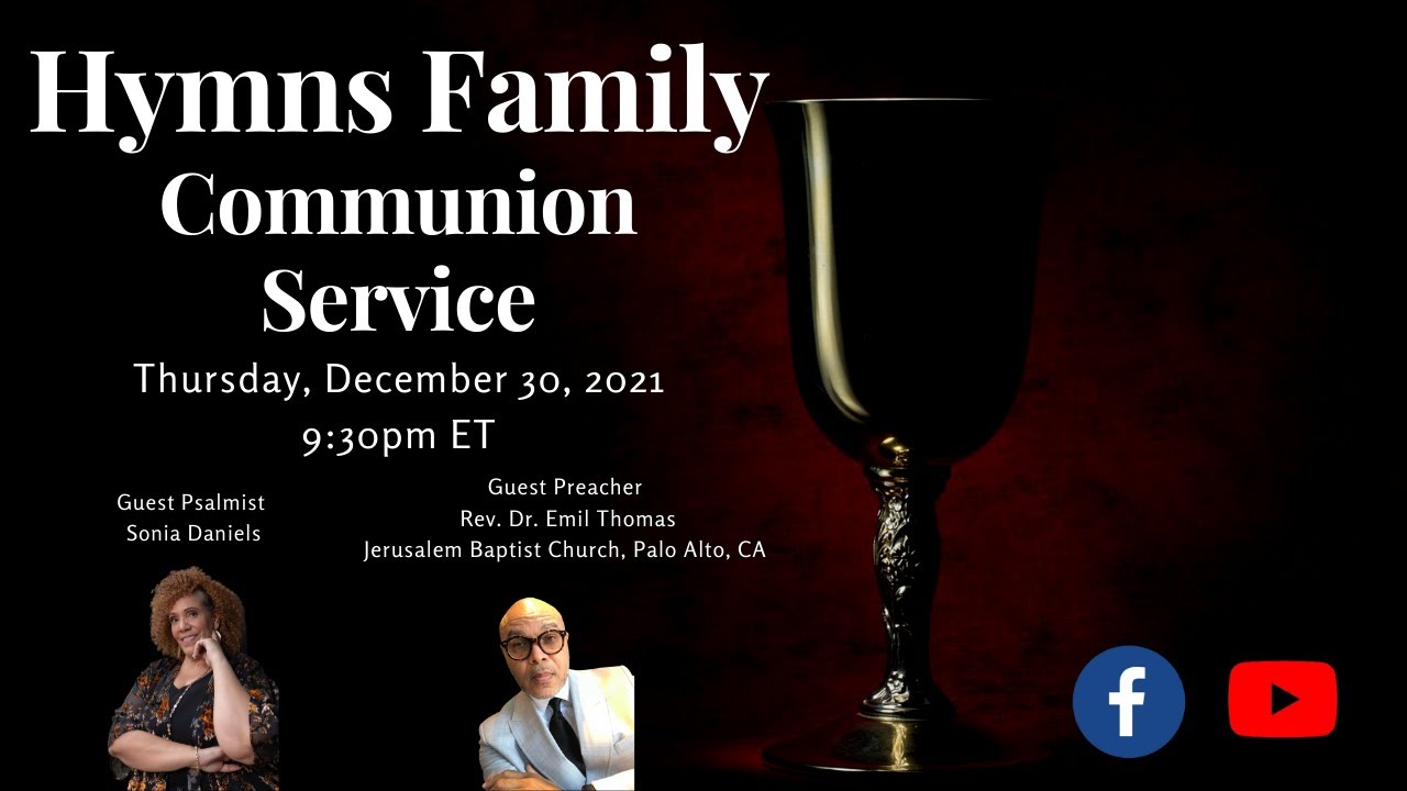 Hymns Family Communion Service - YouTube