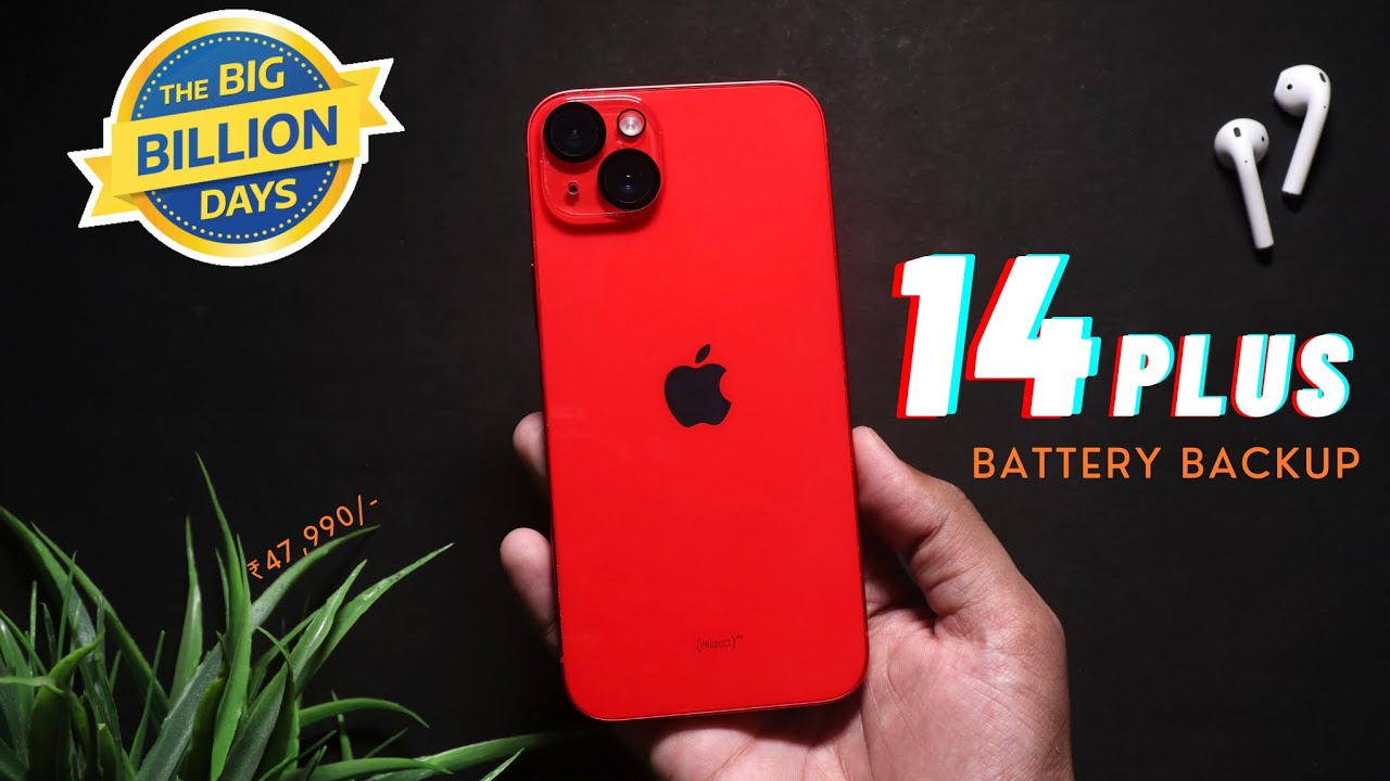 iPhone 14 Plus Battery Test in 2024 🔥 | iPhone 14 Plus in Flipkart Big ...