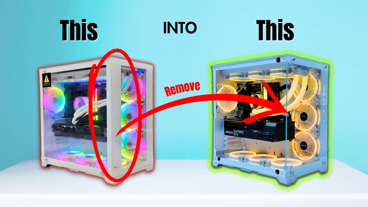 How To Remove The Sidebar From PC Case | Remove Side Stripe From Pc ...