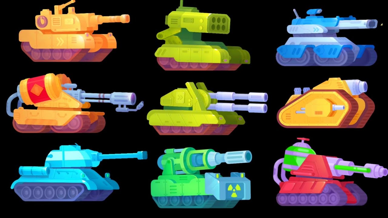 Tank Stars All Max Level Tanks Gameplay - Part 2 - YouTube