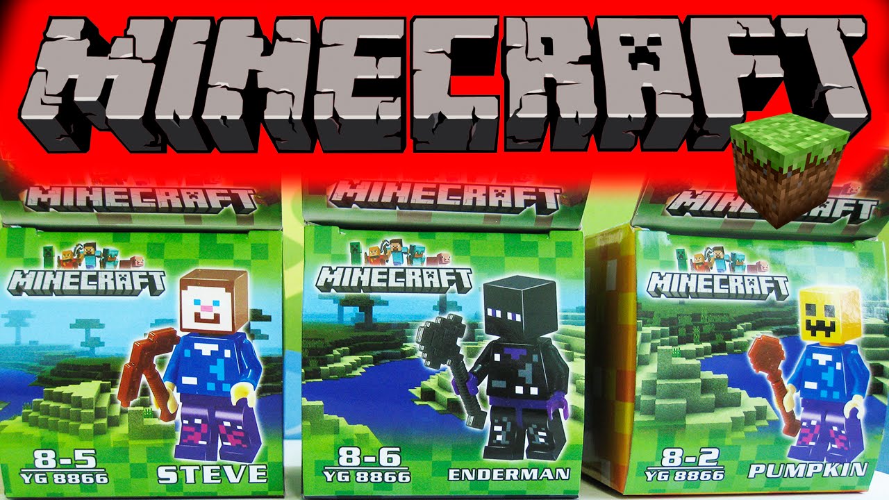 Review MINECRAFT Constructor heroes - Unboxing Minecraft figures - YouTube
