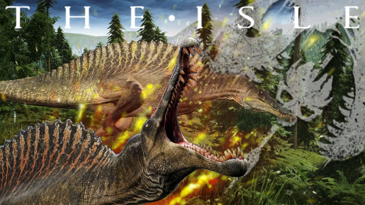 Momma Spinosaurus Nesting in Hatchlings - The Isle - The Bio Isle ...