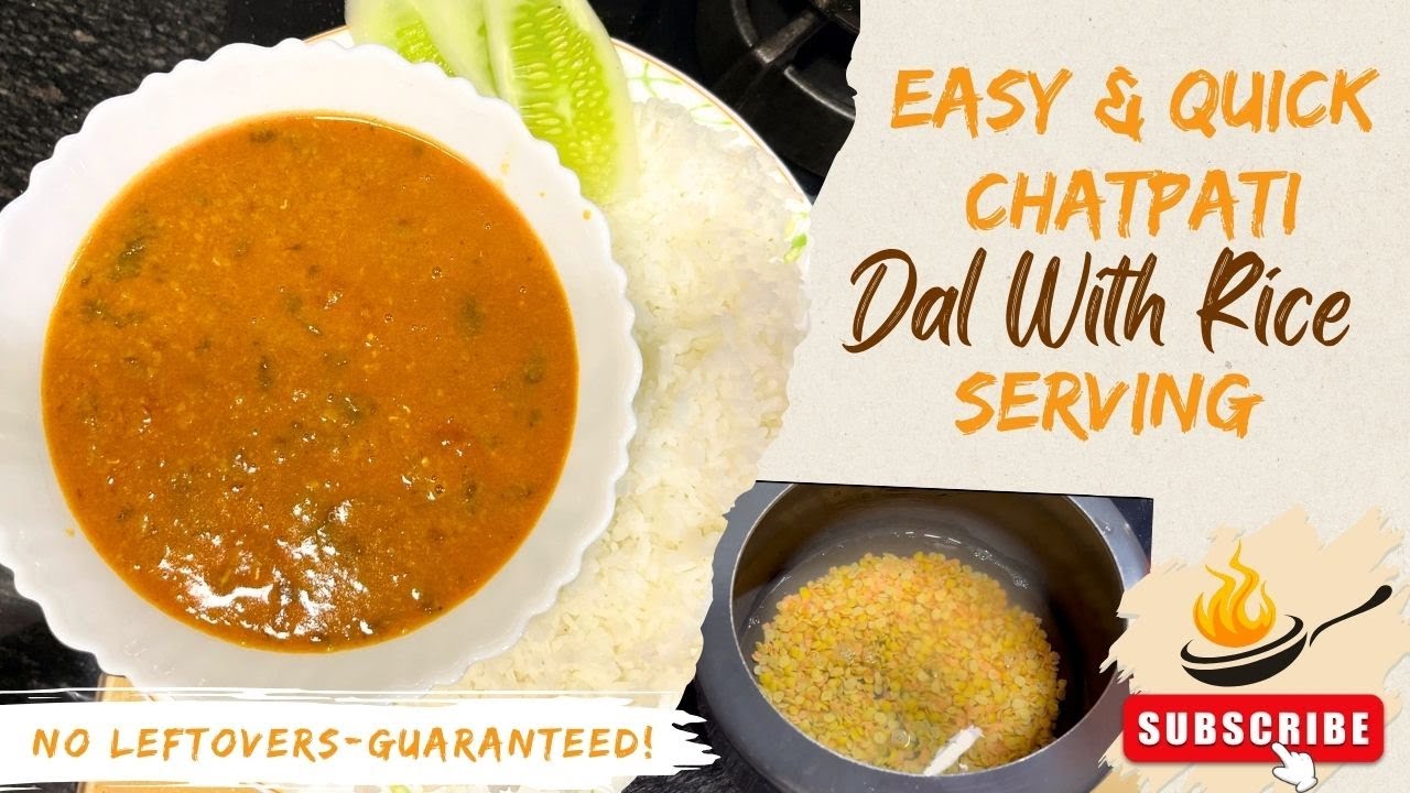 Easy & Quick Dal Recipe| Tastiest Dal At Home| Easy Dal Serving With ...