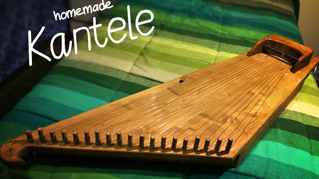 My first homemade kantele - YouTube