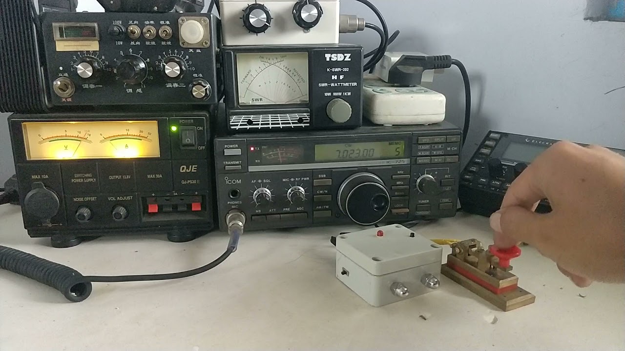 Morse card CW QSO for BI1JBV - YouTube