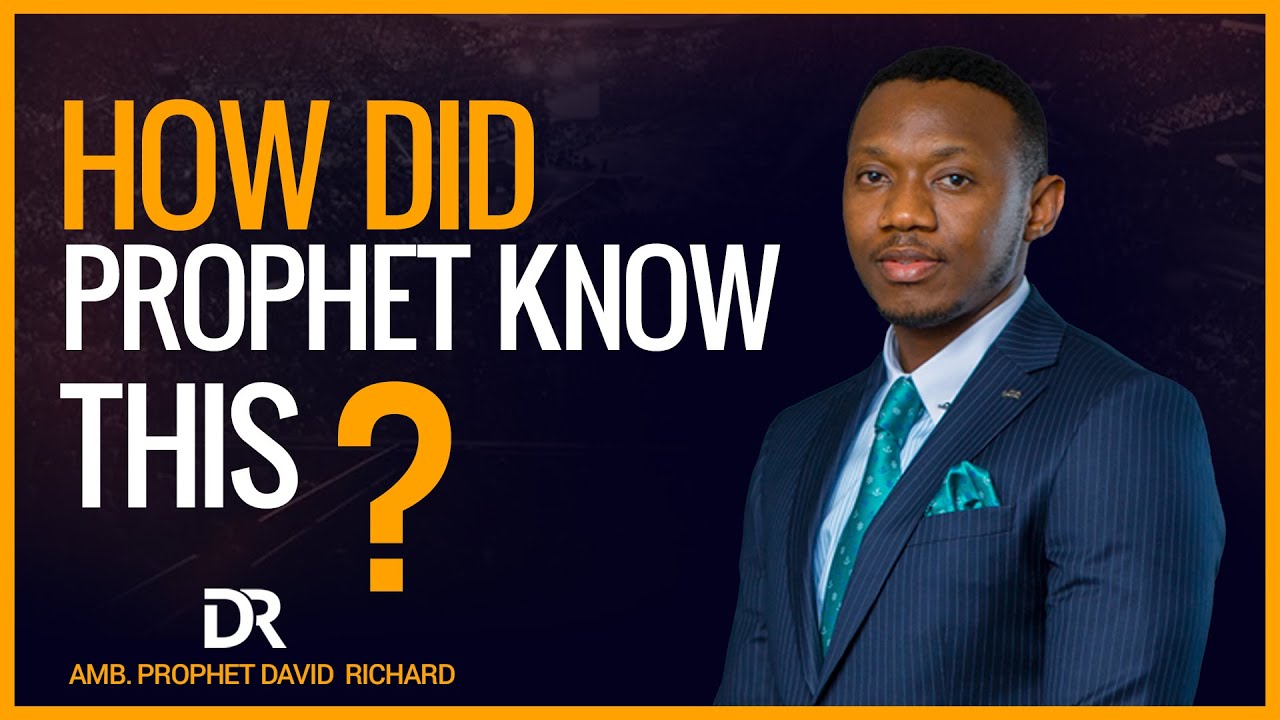 PROPHECY ️How did Prophet Know This | Nabii amejuaje Hii | Amb. Prophet ...