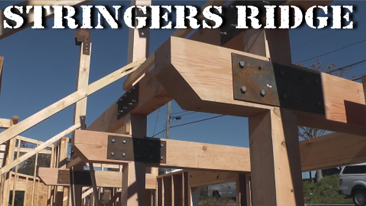 Stringers Ridge Project - Vlog #8 - Timber Frame Post and Beam - YouTube