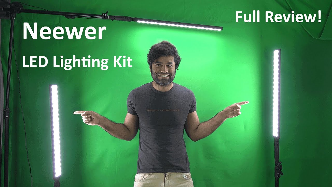 Neewer LED Lighting Kit Review - YouTube