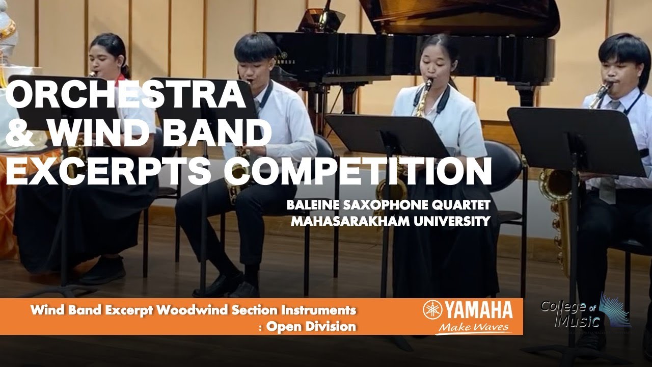 Wind Band Excerpt Woodwind Section Instruments Open Division - Baleine ...