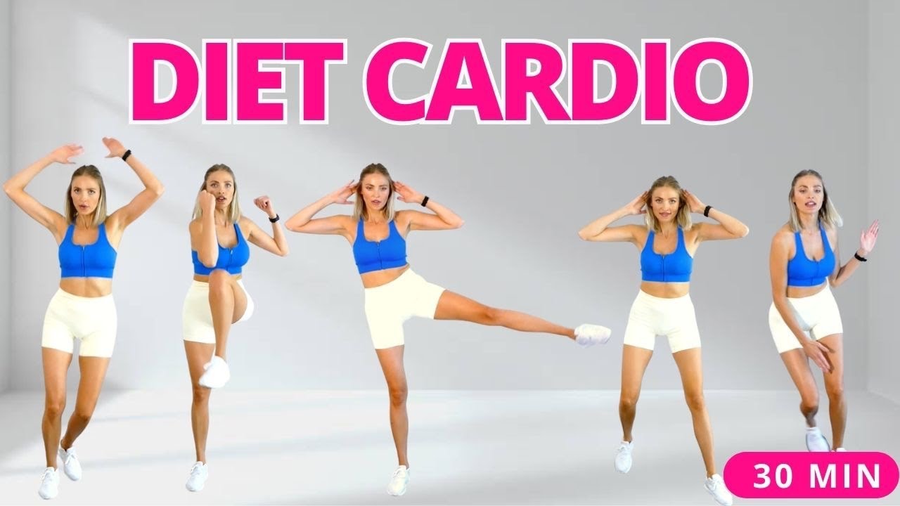 🔥 30 Min Diet Cardio Workout w/Cool Down🔥Fat Burning Cardio Exercises🔥 ...