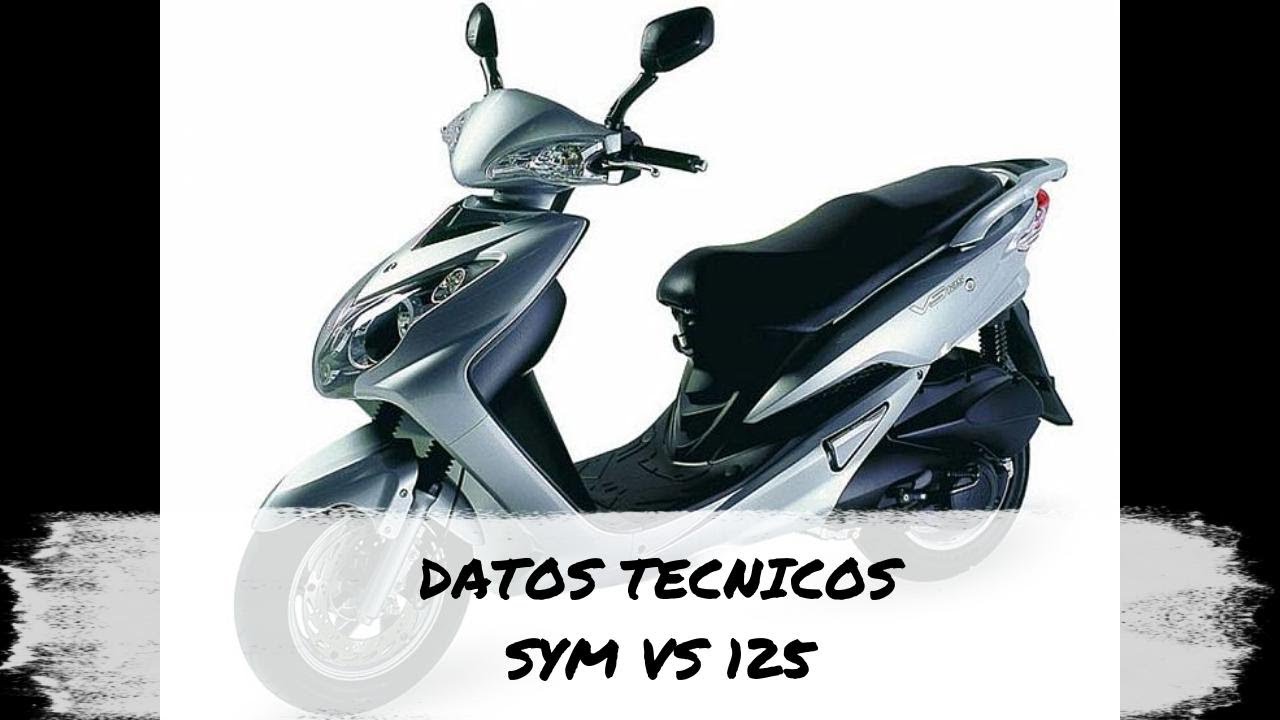 DATOS TECNICOS SYM VS 125 - YouTube