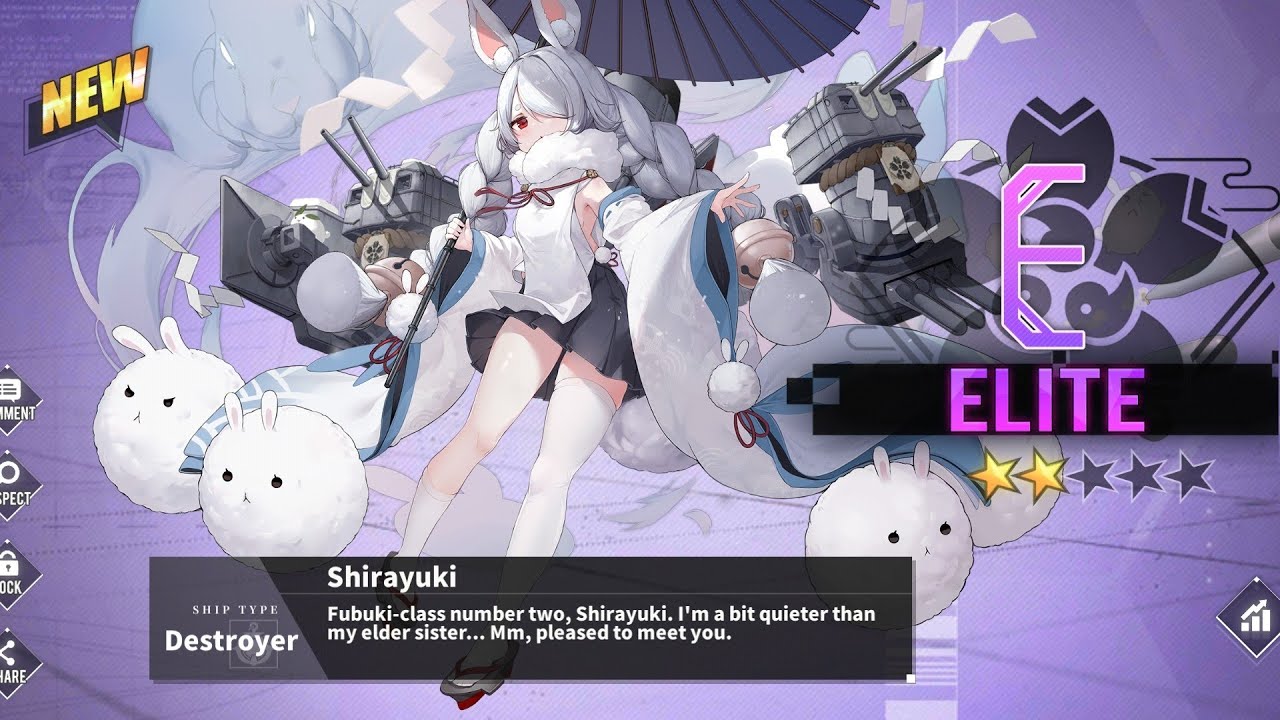 Azur Lane: Get IJN Shirayuki (Swirling Cherry Blossoms Rerun) 2021 ...