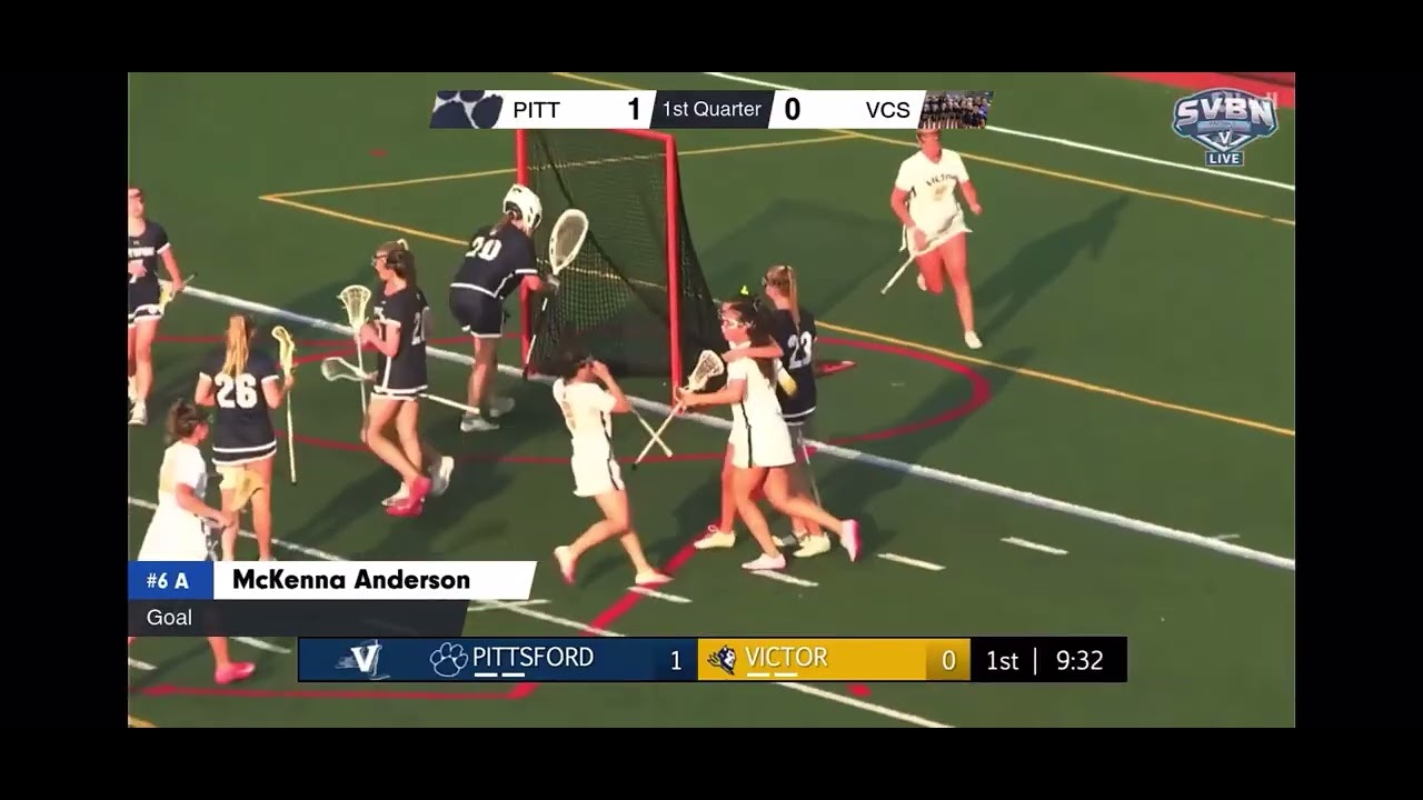 McKenna Anderson ‘26 Victor Lacrosse 2025 Section V championship ...