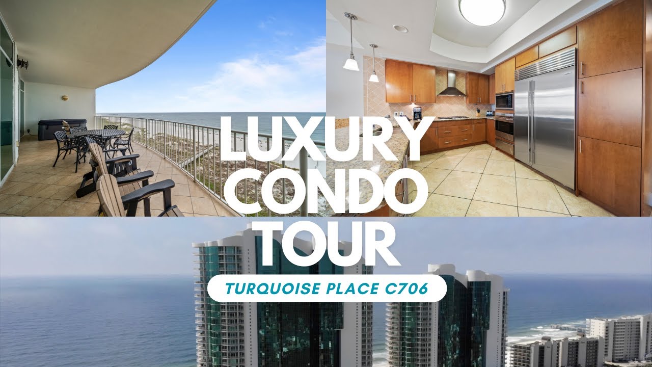 Luxury Beach Front Condo Tour - Turquoise Place C706 - YouTube