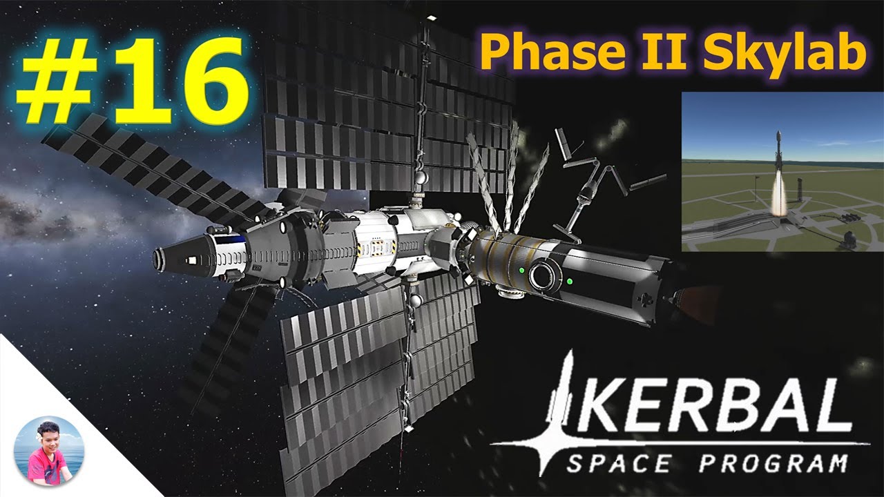 [นูนัน เล่นเกม] KSP EP.16: ต่อเติมสถานีอวกาศ Skylab Phase II - YouTube