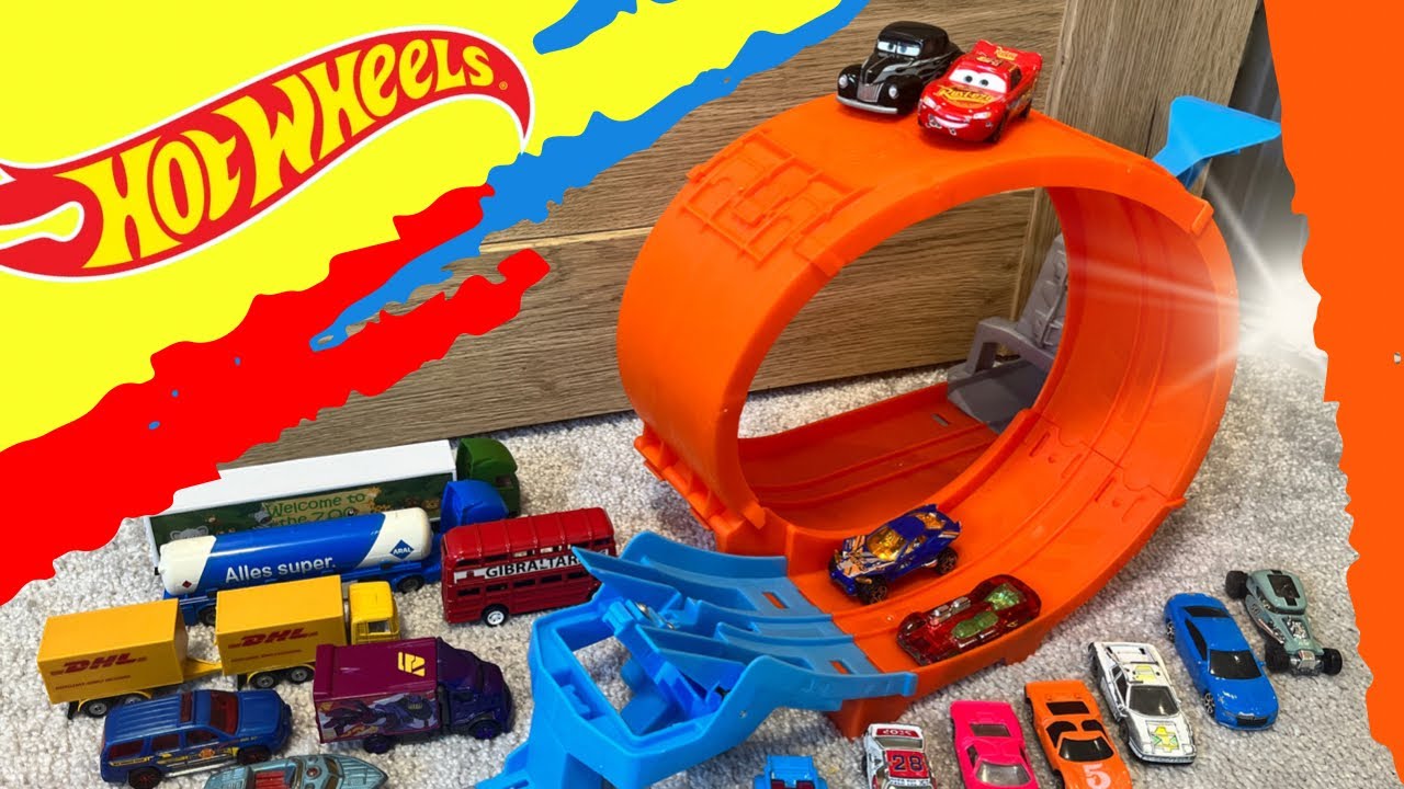 HOT WHEELS LOOP RACE TRACK! Let’s race!!! - YouTube