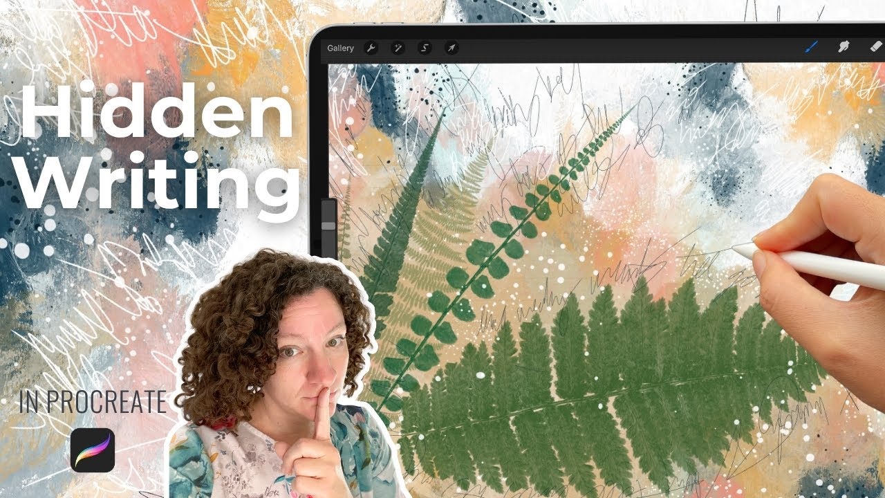 Use Hidden Journaling in Your Digital Mixed Media Art | Asemic Writing ...