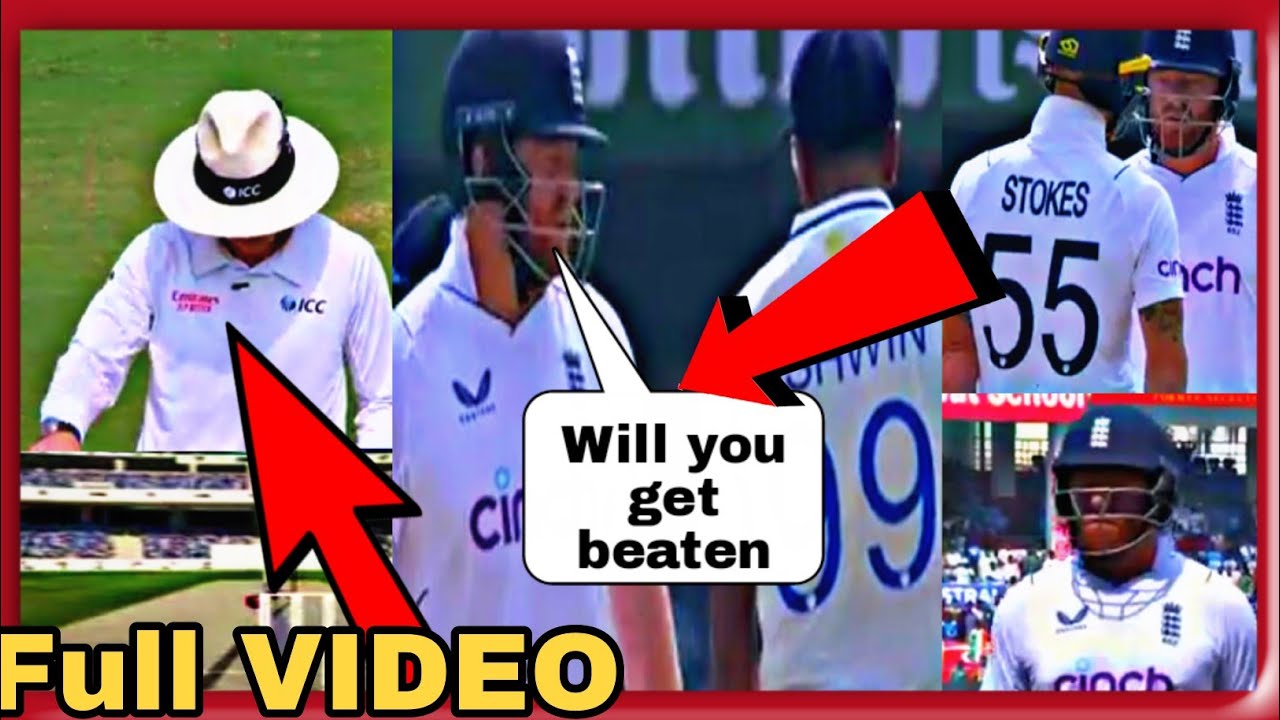 Johnny Benstock and ashwin Fight 2nd test match🤭🤭 - YouTube