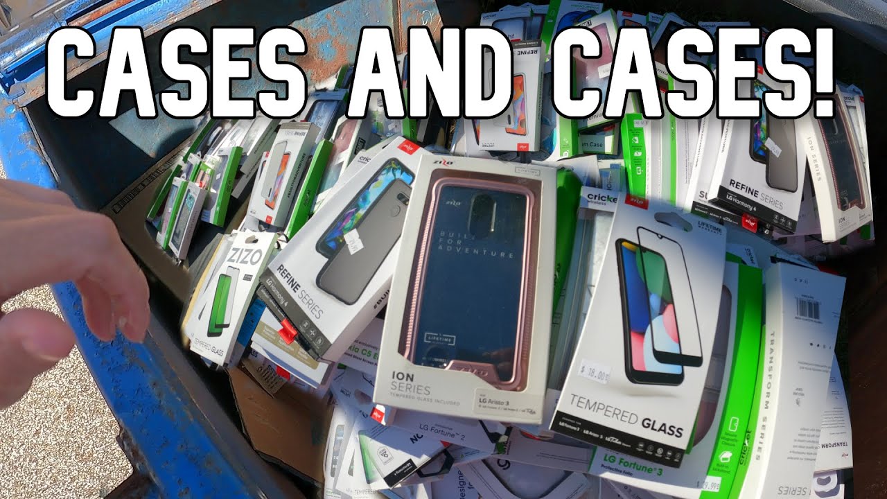 Dumpster Diving- Thousands of Cell Phone Cases, Curbside Scrap + The ...