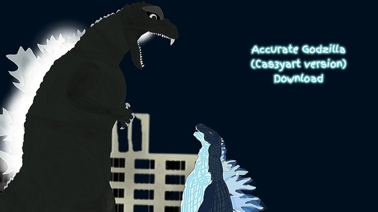 Accurate Godzilla(Cas3yart version) Download/Dc2 - YouTube
